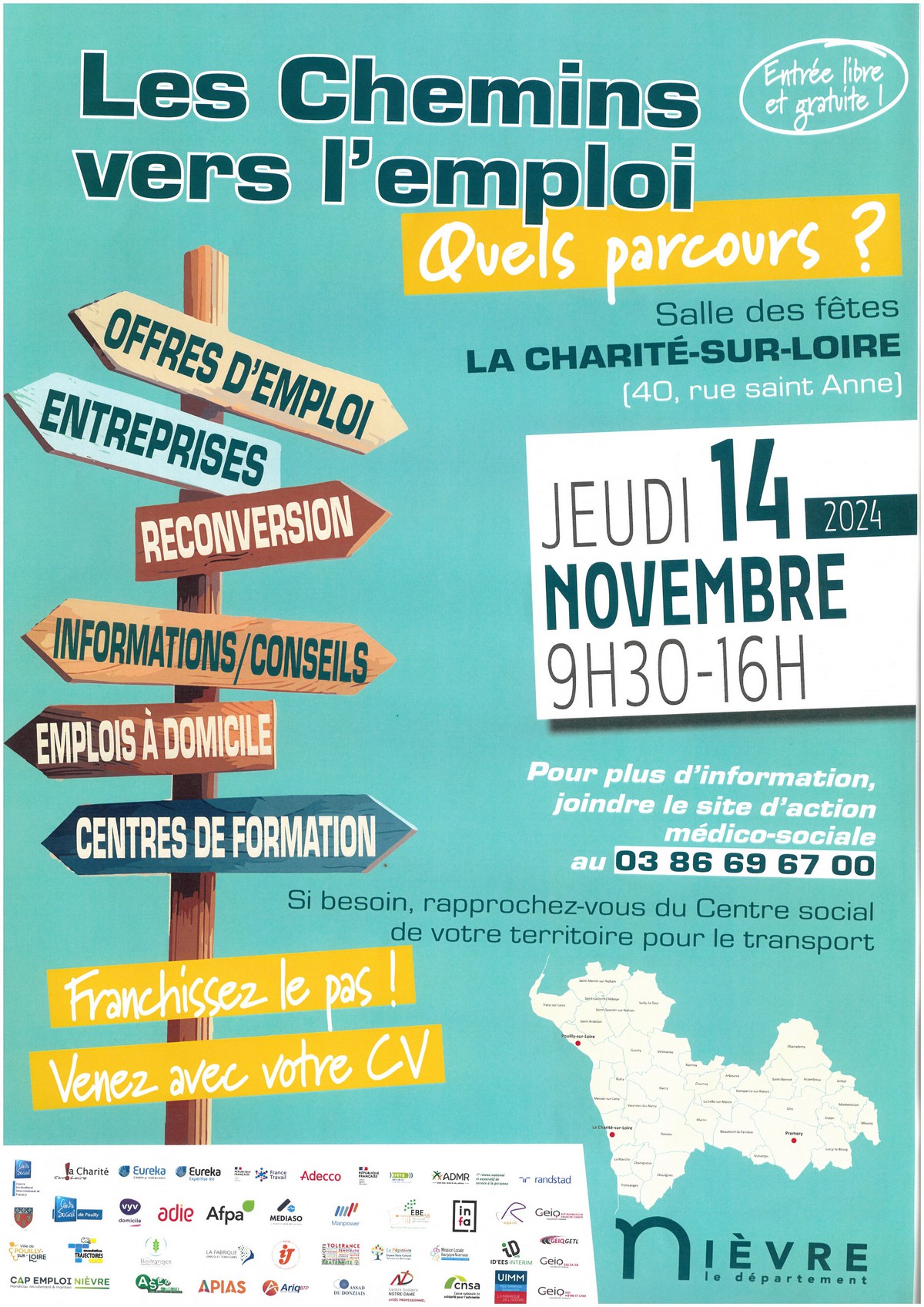 Les Chemins vers l'emploi - Centre Social de Pouilly-sur-Loire